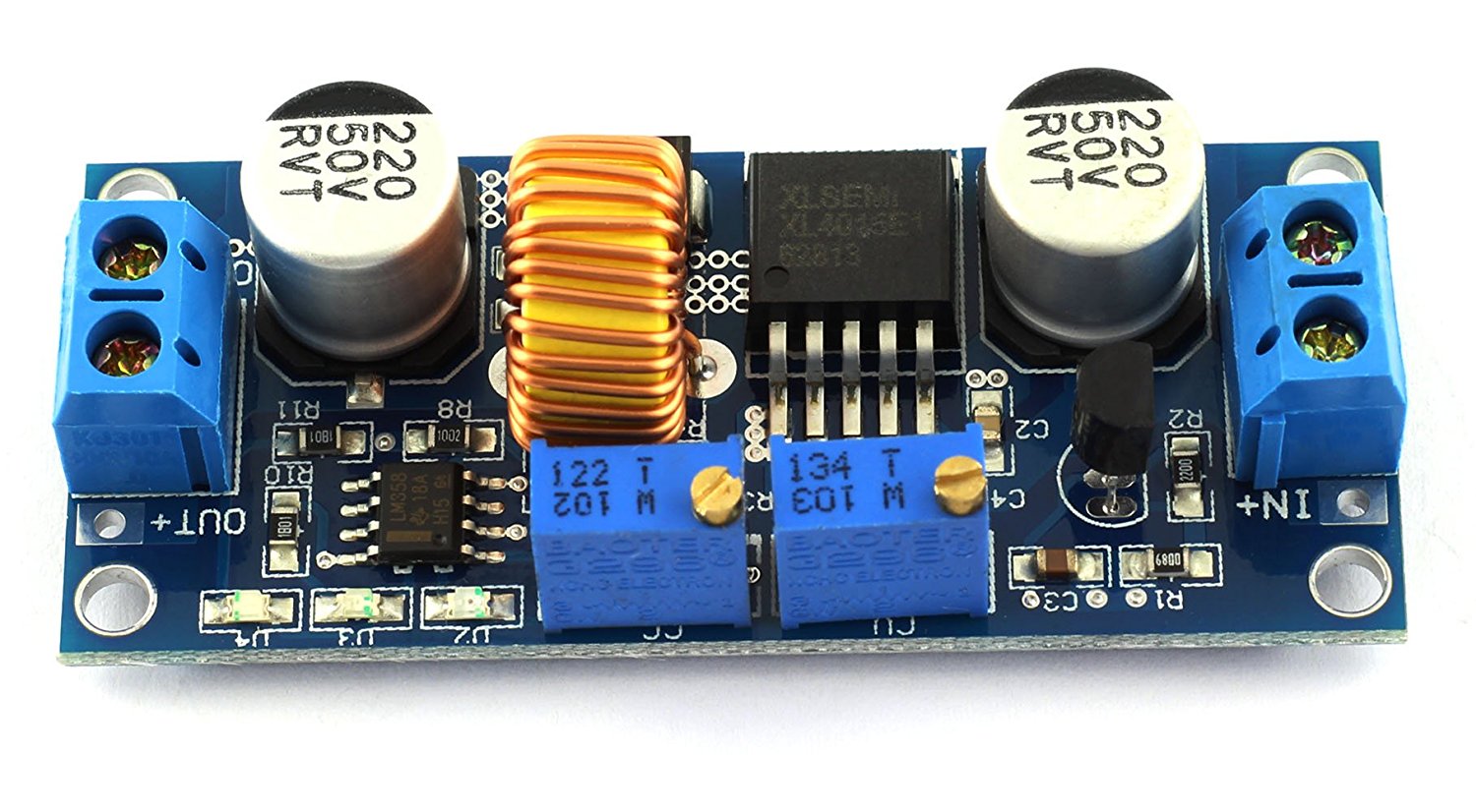 DC-DC Adjustable Step-Down Module 4-38V to 1.25-36V COM52 ,R22 ...