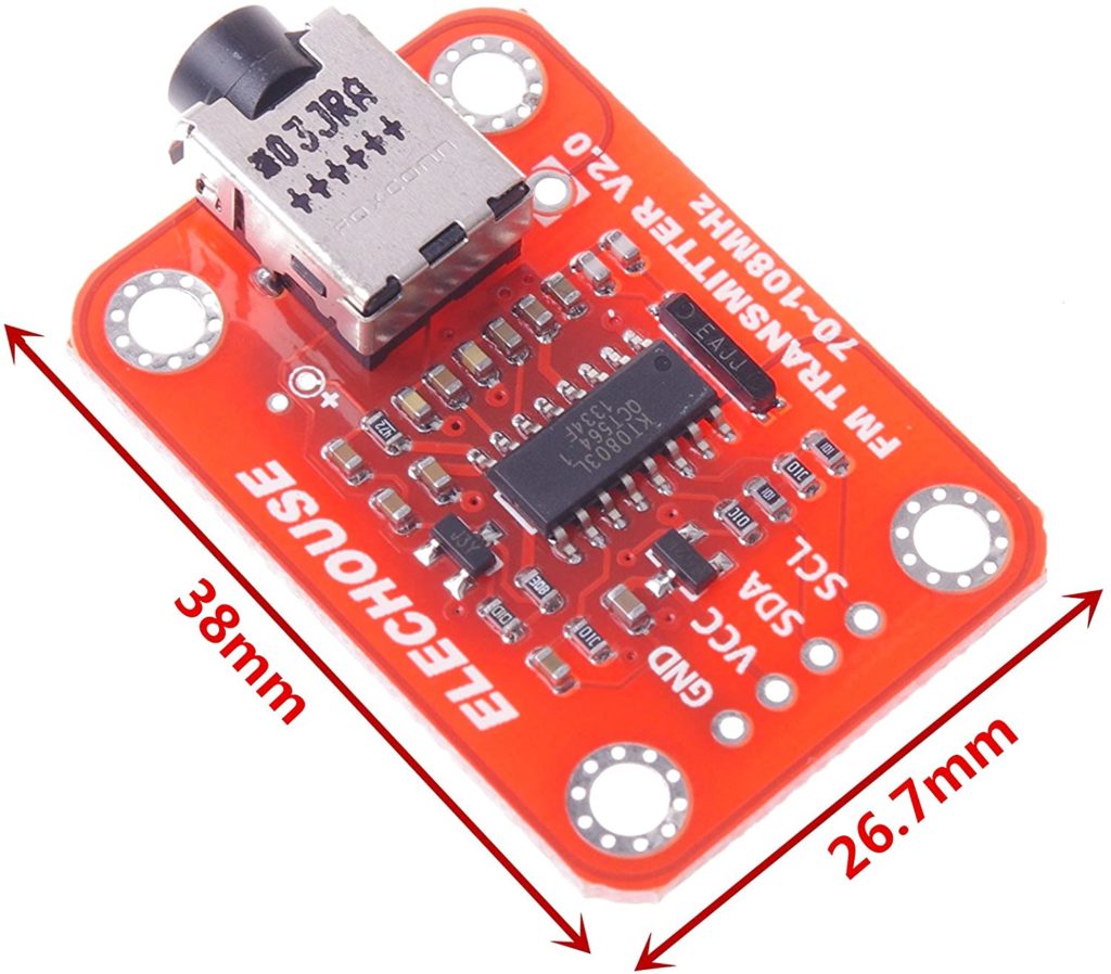 FM Transmitter Module For Arduino BRD35 , R23 - Faranux Electronics