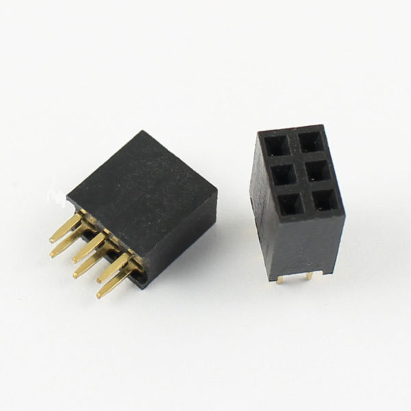 Header 2x3 (Female - 2.54mm Pitch) CON22 - Faranux Electronics