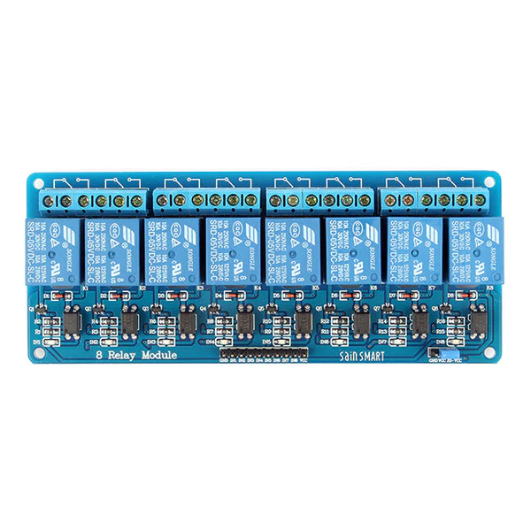 8 Channel 5V Relay Module MOD31, R11 - Faranux Electronics