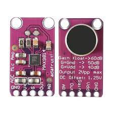 MAX9814 Electret Microphone Amplifier Module Auto Gain Control for ...