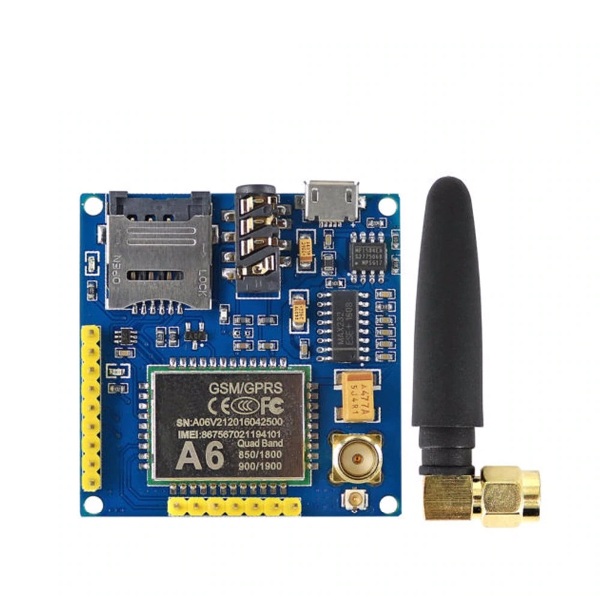 A6 GSM/GPRS Core Module Development Board TTL RS232 with Wireless ...