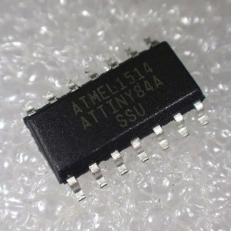 ATTINY84A-SSU - 8 Bit Microcontroller SOP-14 IC SMD COM11 - Faranux Electronics