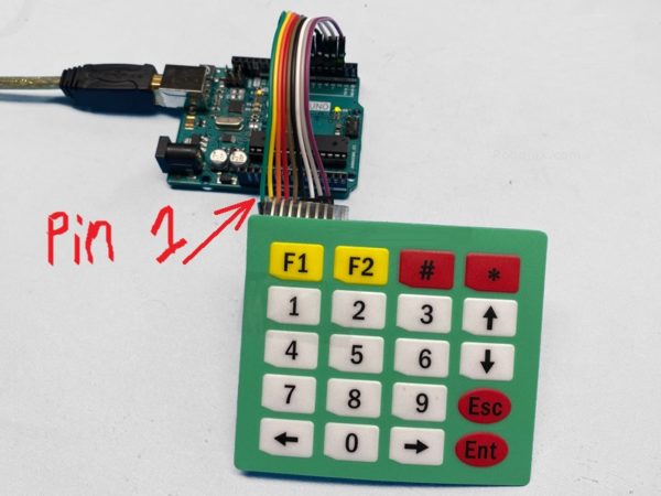 4×5 Matrix Array 20 Keys Membrane Switch Keypad Keyboard For Arduino ...