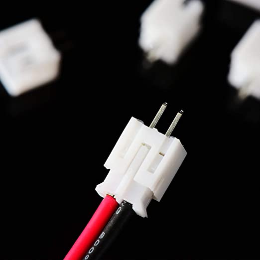 Mini Micro JST 2.0 PH 2-Pin Connector plug with Wires Cables 300MM COM56, R34 - Faranux Electronics