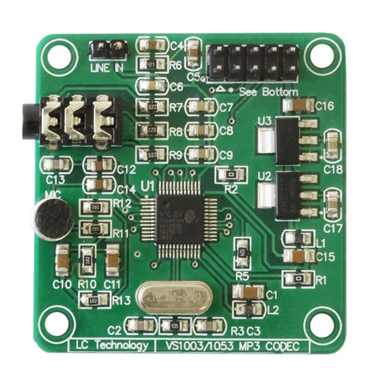 VS1003B VS1053 MP3 Module Development Board Recording Function SPI Interface BRD44 - Faranux ...