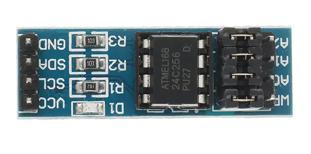 AT24C256 I2C EEPROM Storage Module CON36, R36 - Faranux Electronics