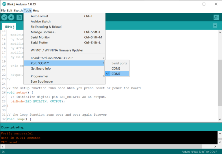 Arduino Nano 33 IoT COM53, R37 - Faranux Electronics