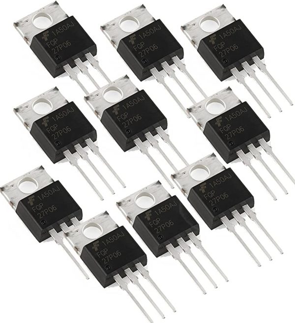 P-Channel MOSFET FQP27P06 COM24, R21 - Faranux Electronics