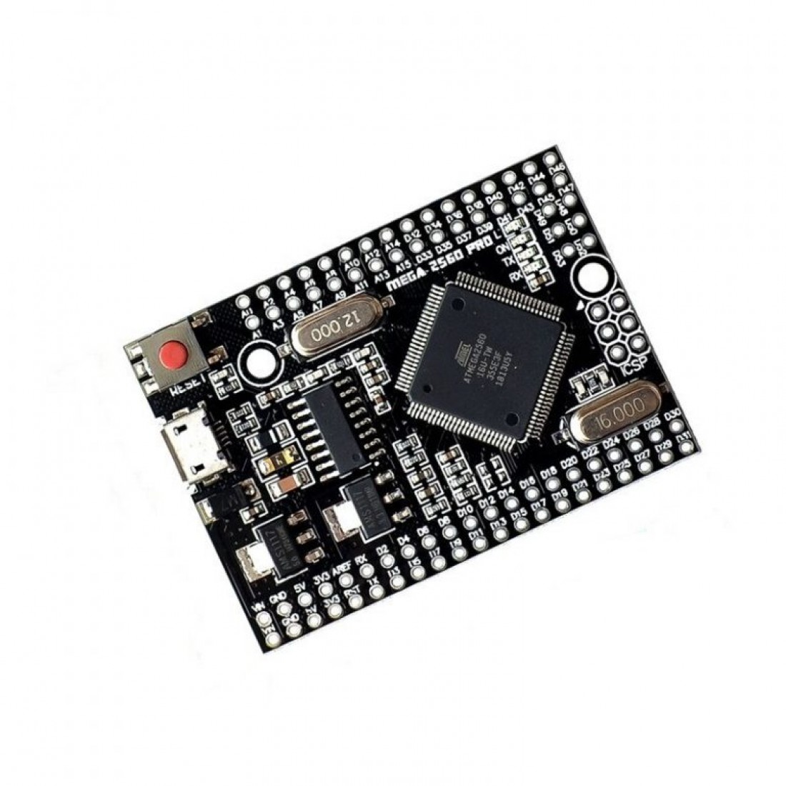 Mega 2560 Pro Mini ATMEGA2560-16AU USB CH340G Development Board COM52 - Faranux Electronics