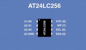 AT24C256 I2C EEPROM Storage Module CON36, R36 - Faranux Electronics