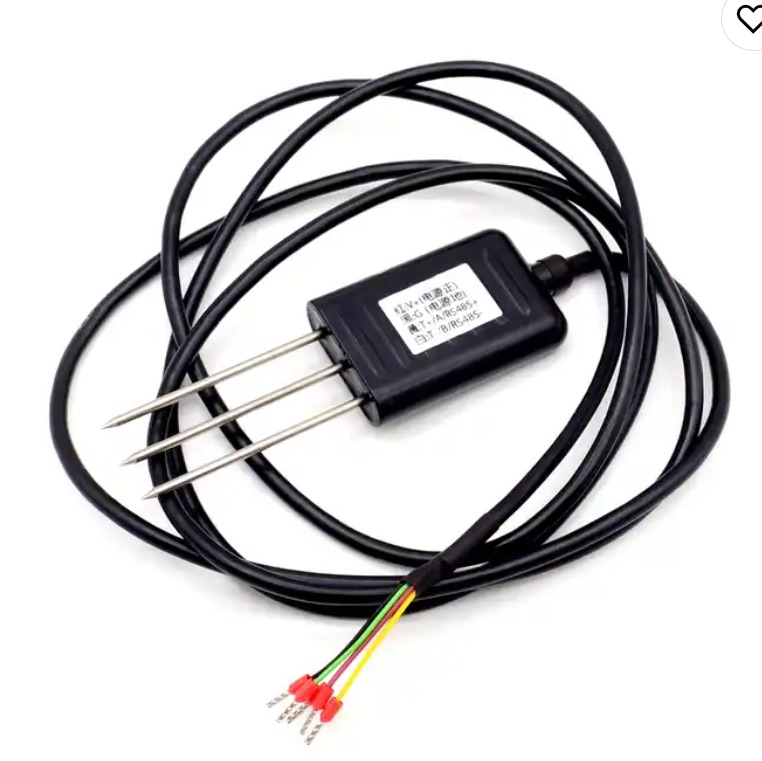 RS485 Soil Moisture, Temperature and EC Sensor COM23 - Faranux Electronics