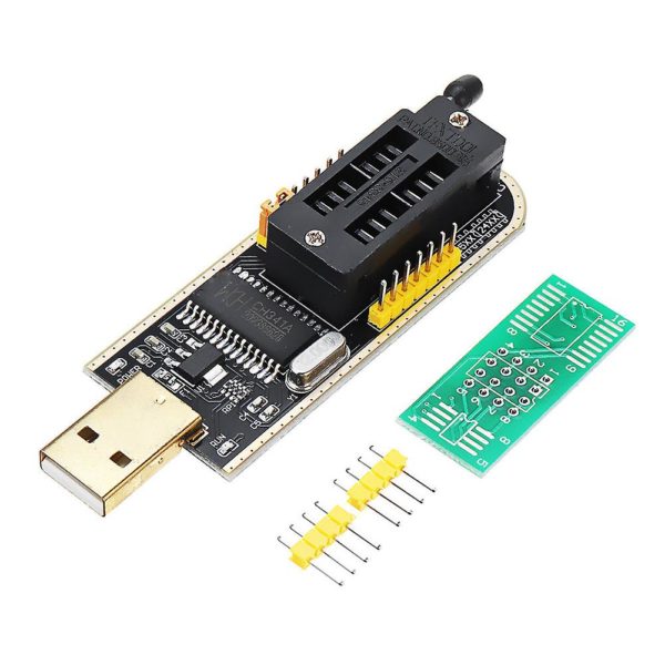 CH341A CH341 24 25 Series EEPROM Flash BIOS USB Programmer COM53, R35 ...