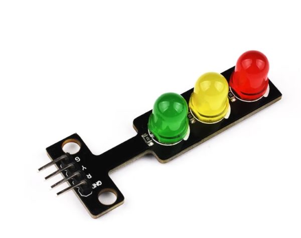 Traffic Light LED Display Module Onboard Red Yellow Green 5mm LED COM52 ...