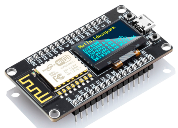 NodeMCU ESP8266 Development Board with 0.96 Inch OLED Display, CH340 ...