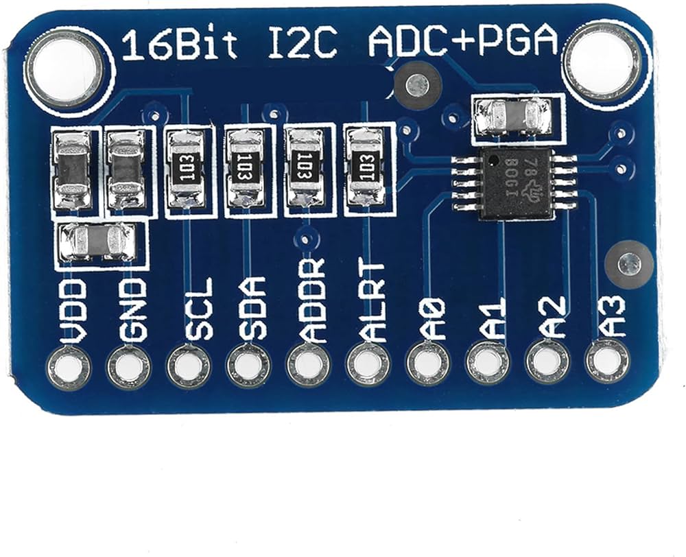 ADS1115 I2C 16-Bit Analog-to-Digital Module COM51 - Faranux Electronics